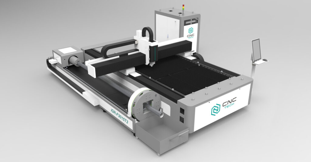 Fiber Laser Combination Cutter GR-FT - CNC Tech